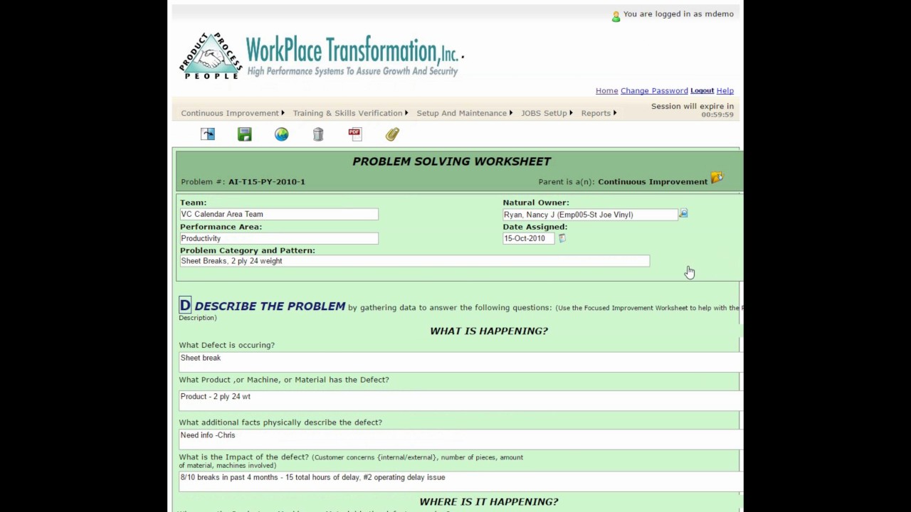 Continuous Improvement Demo Youtube