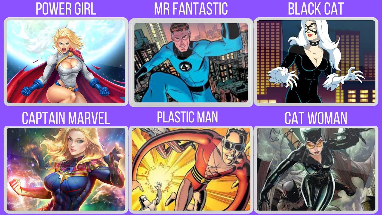 Marvel Vs Dc Copycats Characters Youtube