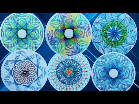 Beautiful Compilation Of Mesmerizing Spirograph Designs Youtube