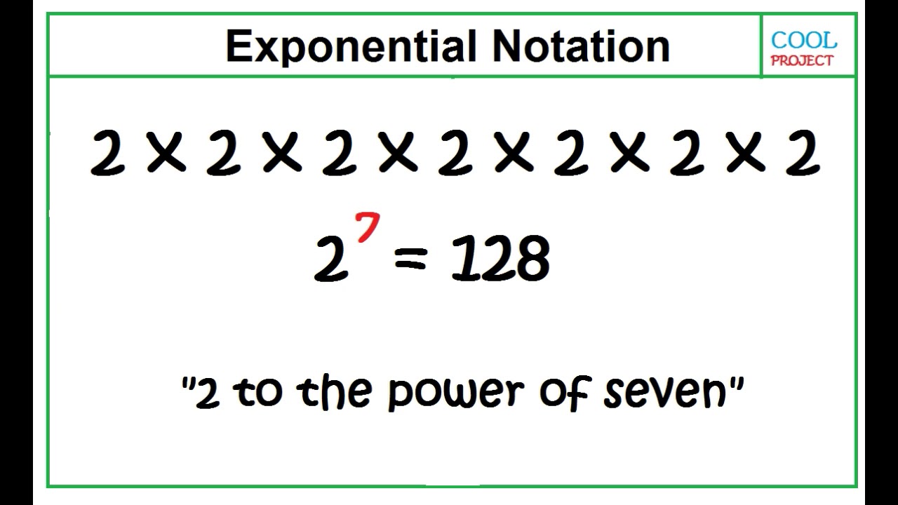 Exponential Notation