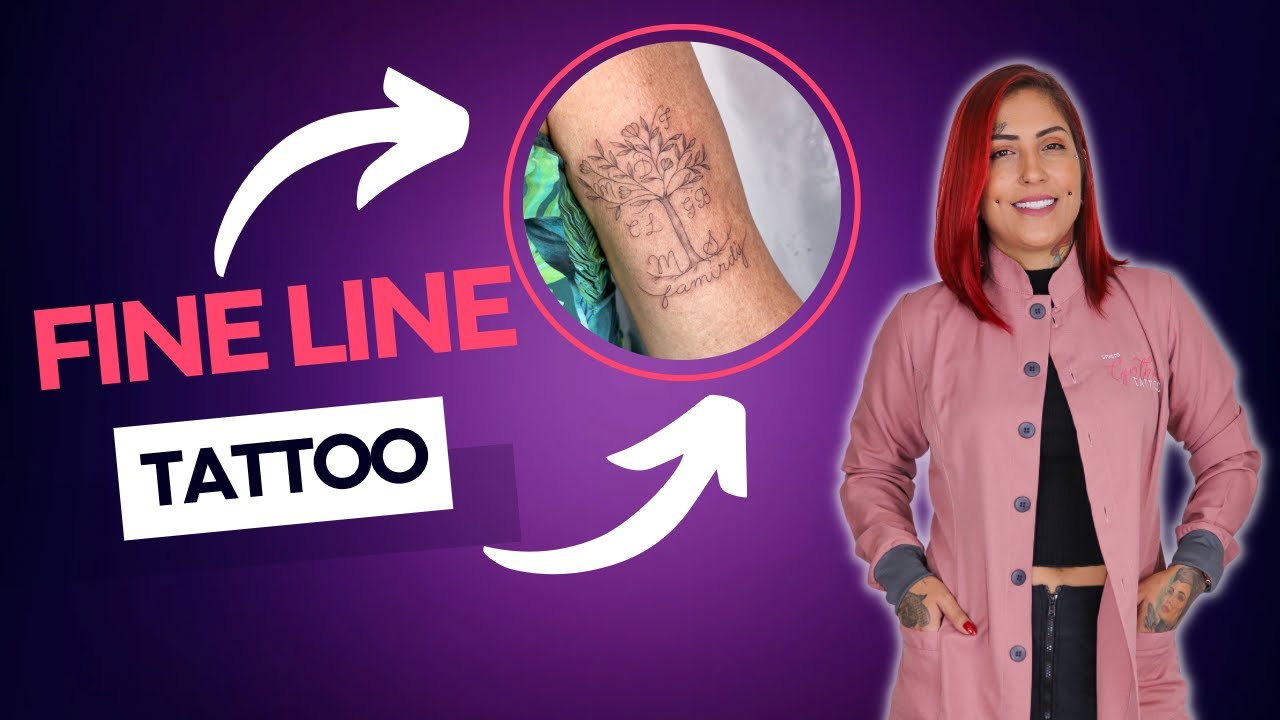 Tattoo Em Fine Line Youtube