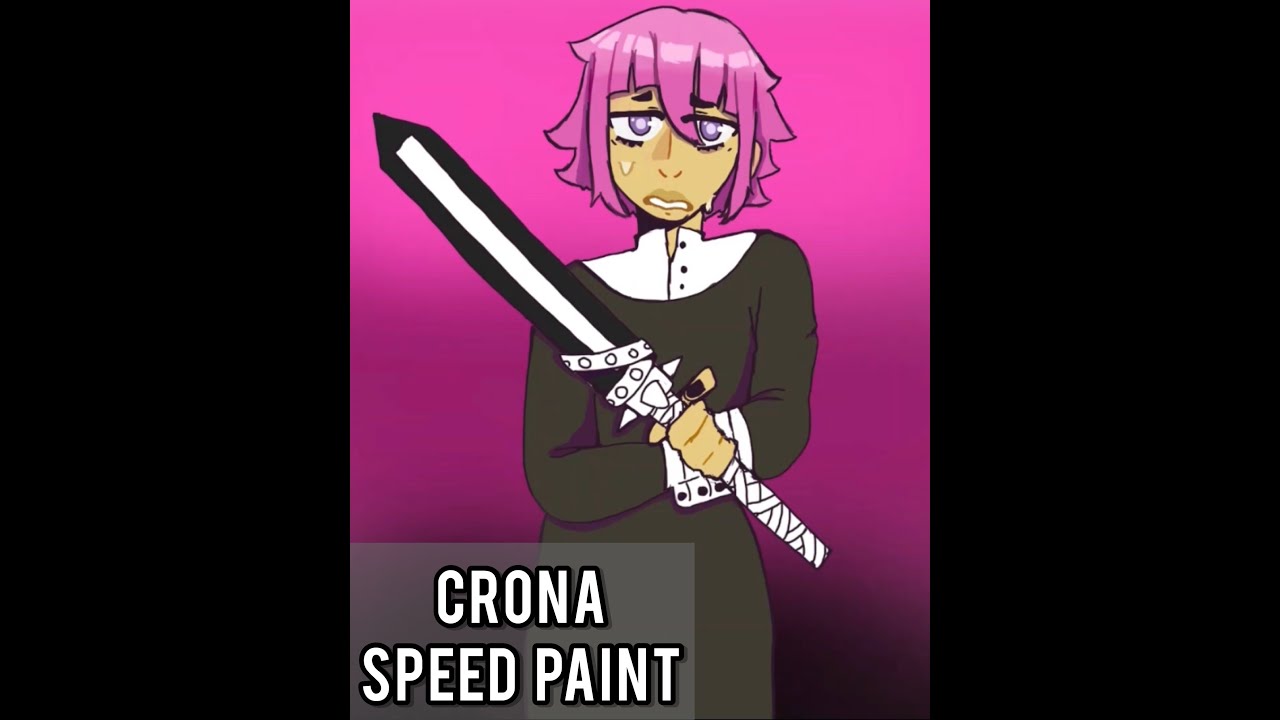Crona Soul Eater Speedpaint Youtube