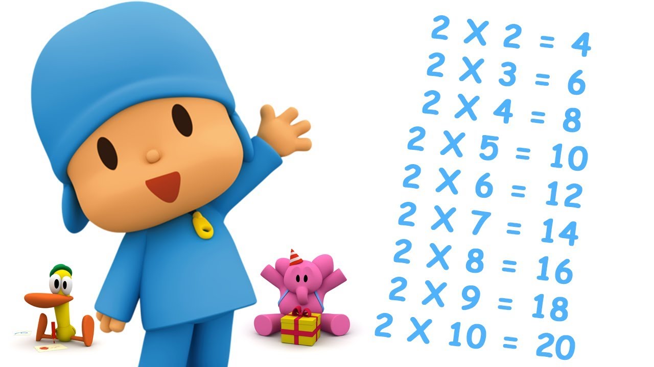 Pocoyo Tablas De Multiplicar Tabla Del 2 Pocoyo Nuevos Episodios