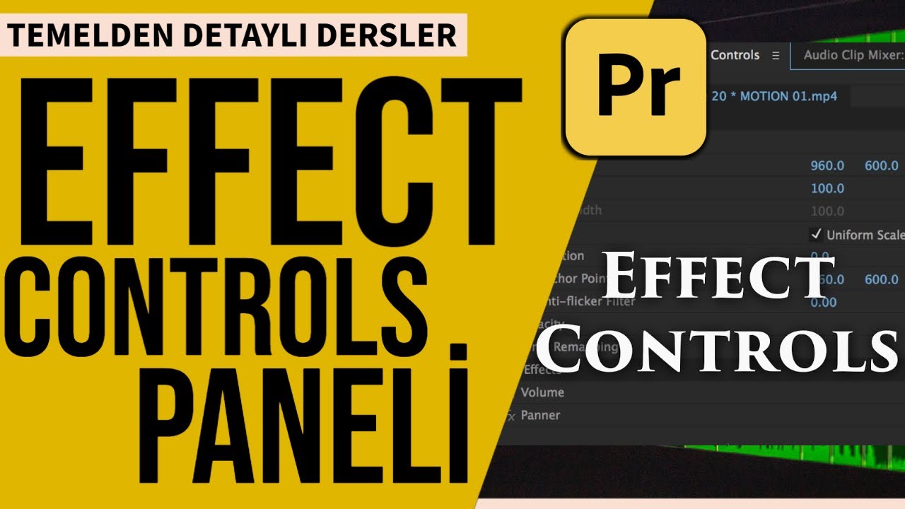 Effect Control Kullanımı Premiere 029 Effect Controls Youtube