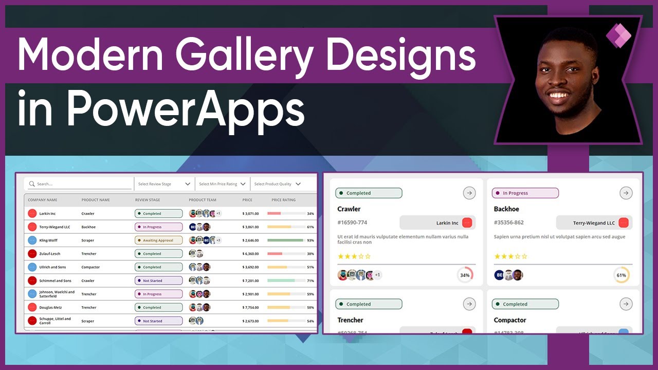 Modern Powerapps Gallery Ui Design Tutorial Beginner To Advanced