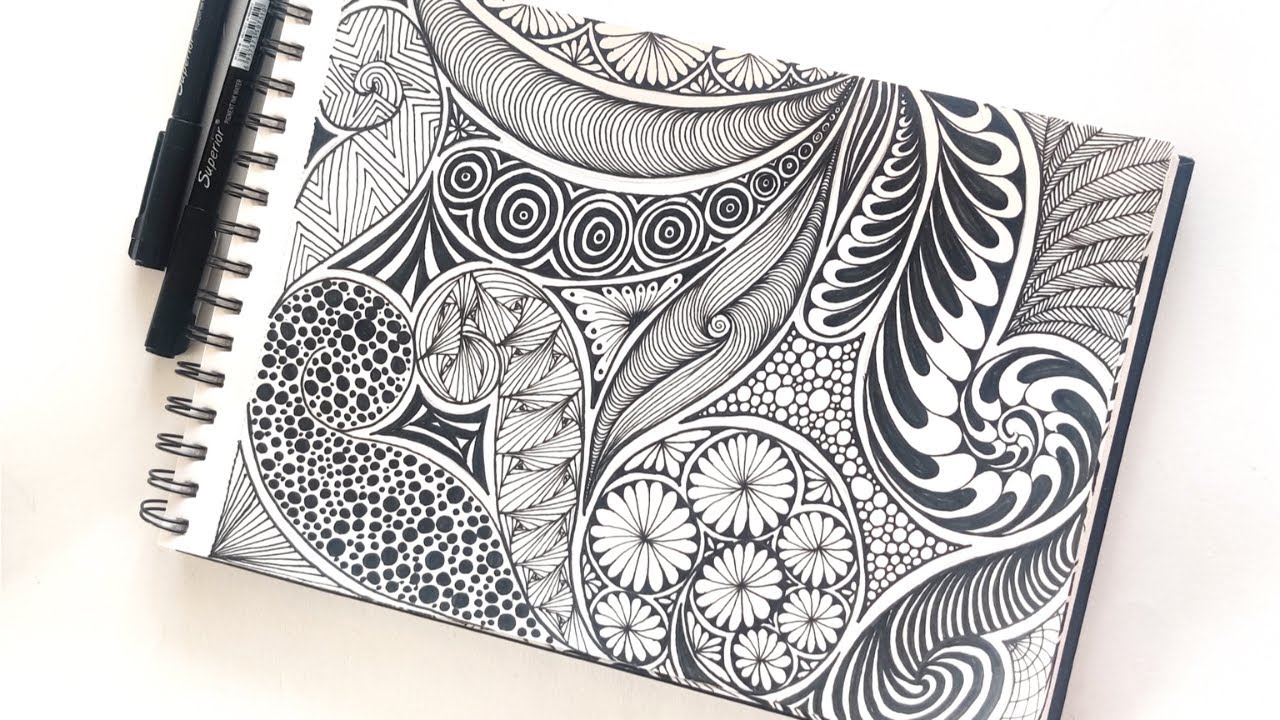 Zentangle Art Zentangle Doodle Art Zendoodle Youtube