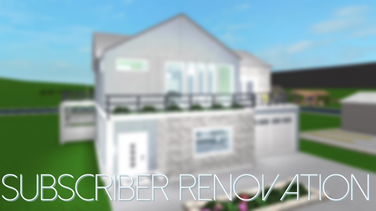 Roblox Welcome To Bloxburg Subscriber Renovation Youtube