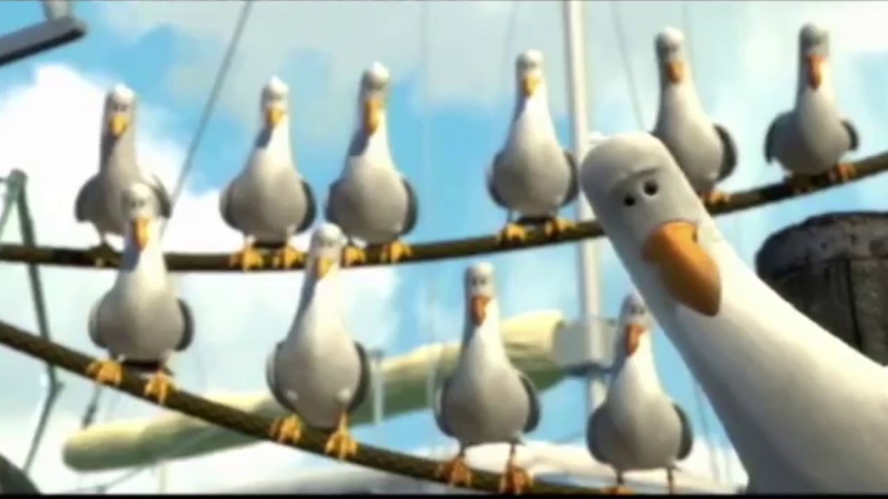 Finding Nemo Mine Scene But Every Mine Is Replaced With The