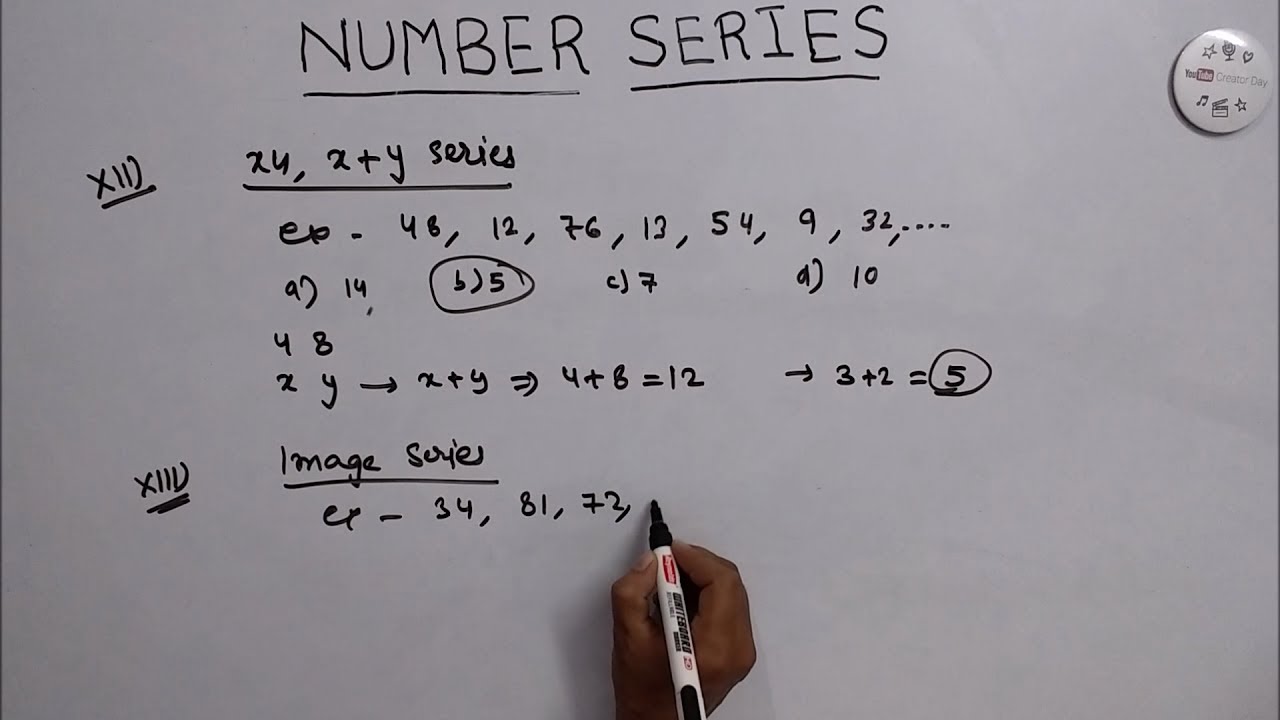 Number Series Tricks Part 3 Youtube