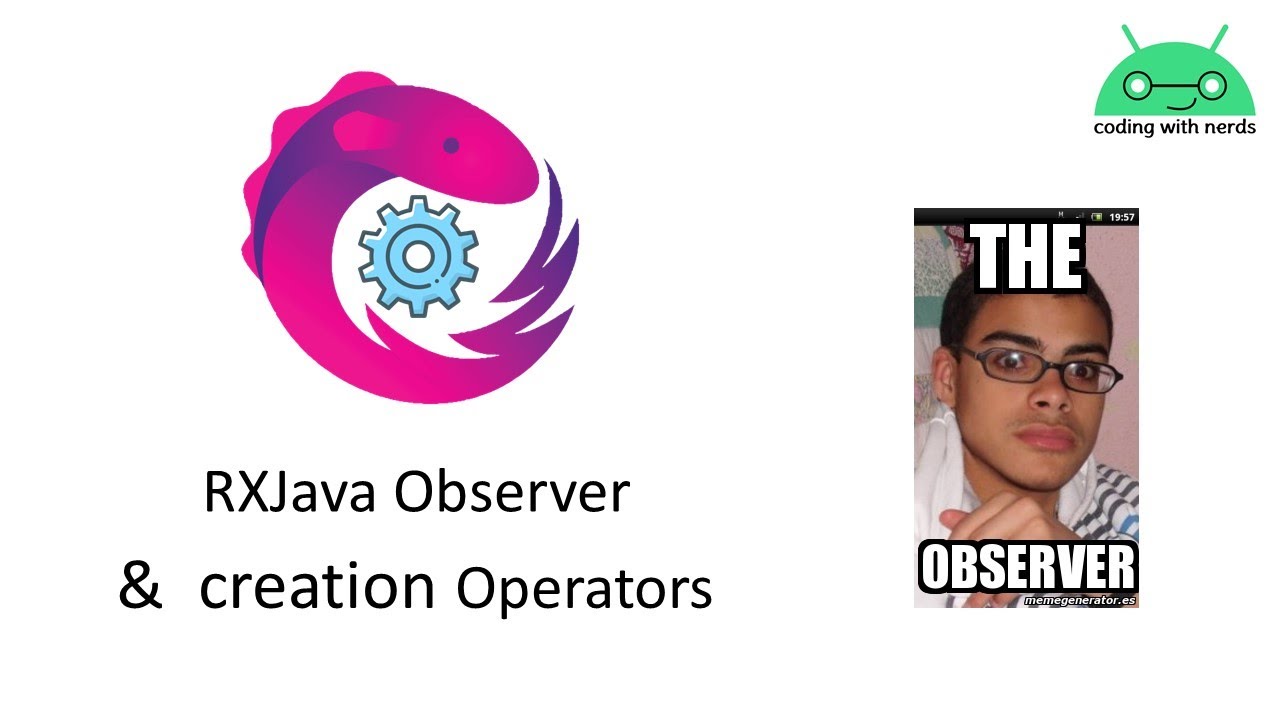 Rxjava Observer Creation Operators Youtube