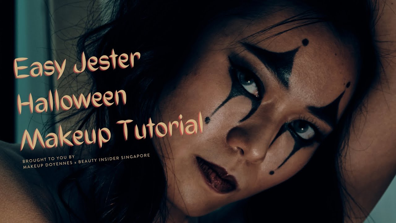 Easy Jester Halloween Makeup Tutorial рџћѓ Youtube