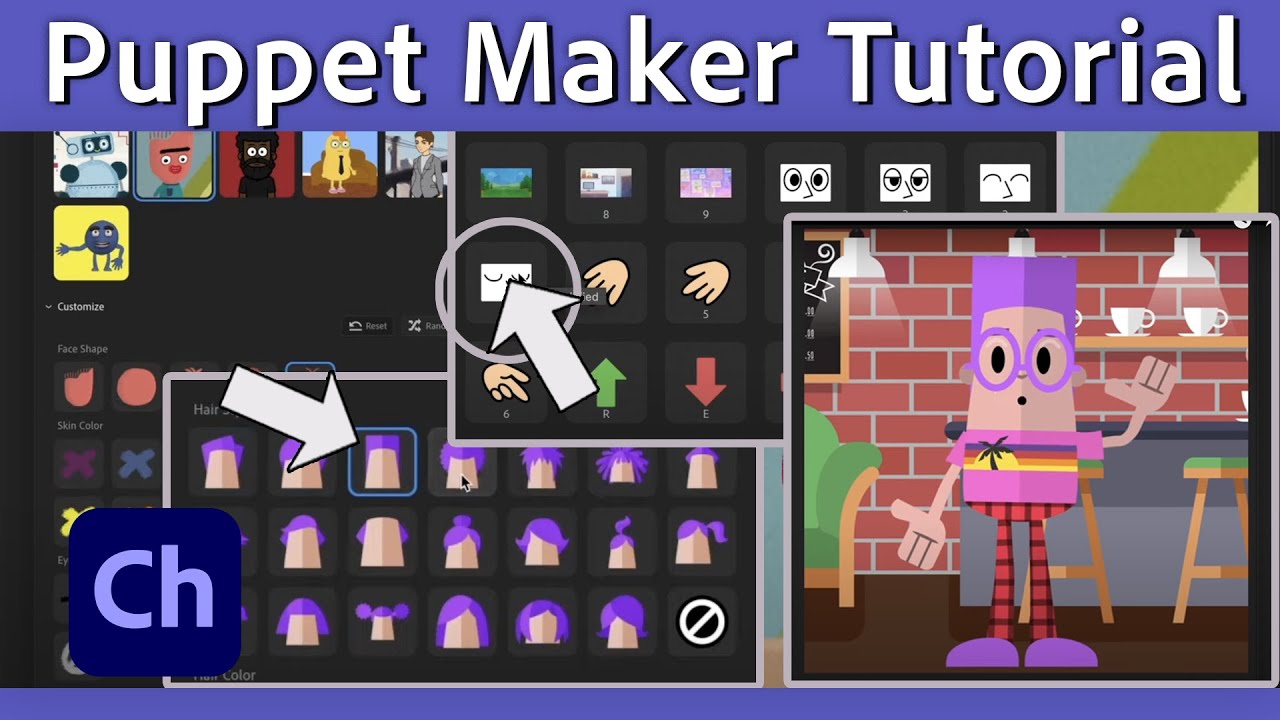 Better Animation With New Puppet Maker Adobe Character Animator