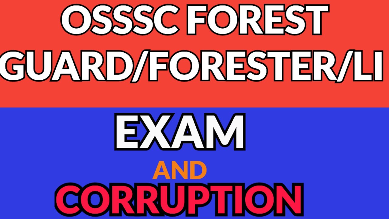Osssc Forester Li Forest Guard Exam Youtube