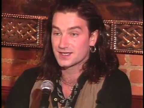 U2 Press Conference Tommy Makem S Irish Pavilion 1987 Youtube