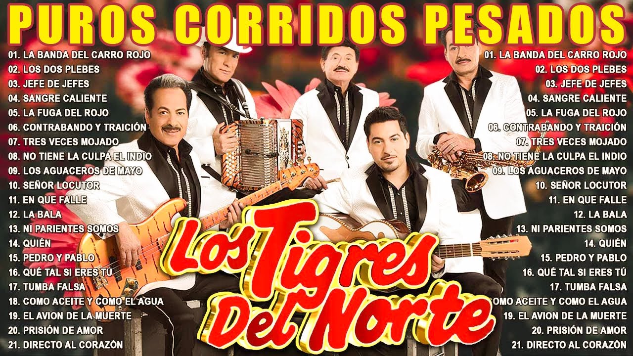 Puros Corridos De Los Tigres Del Norte Tigres Del Norte Sus Mejores