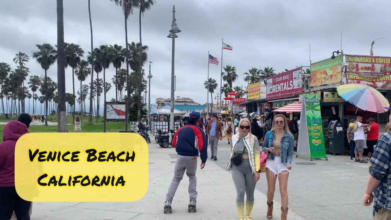 4k Venice Beach California Walking Tour Youtube