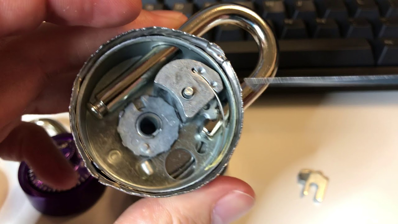 Master Combination Lock Inside
