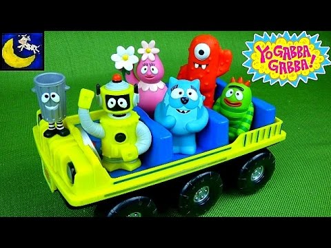 Yo Gabba Gabba Plex Buggy Train With Muno Brobee Foofa And Toodee