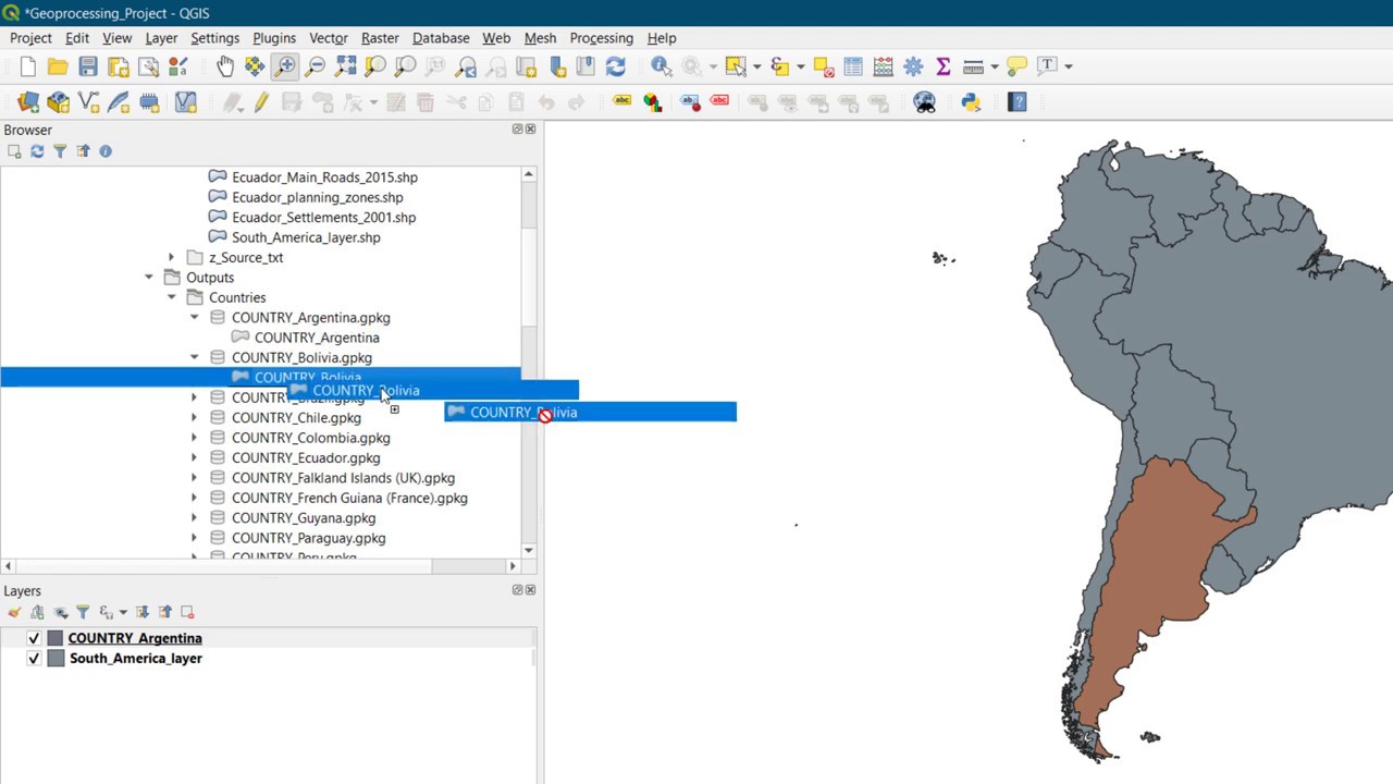 Geoprocessing Tools Split Youtube
