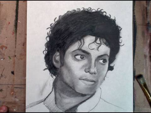 How To Draw Michael Jackson Step By Step Pencil Drawing Tutorial Youtube