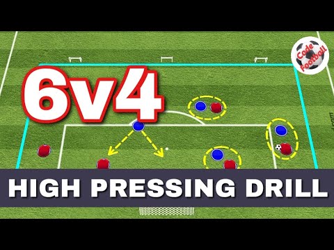 6v4 High Pressing Tactical Drill Youtube