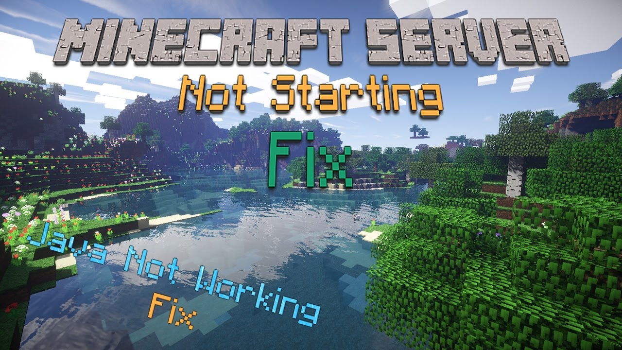 How To Fix A Minecraft Server Not Starting Problem Java Problem Youtube