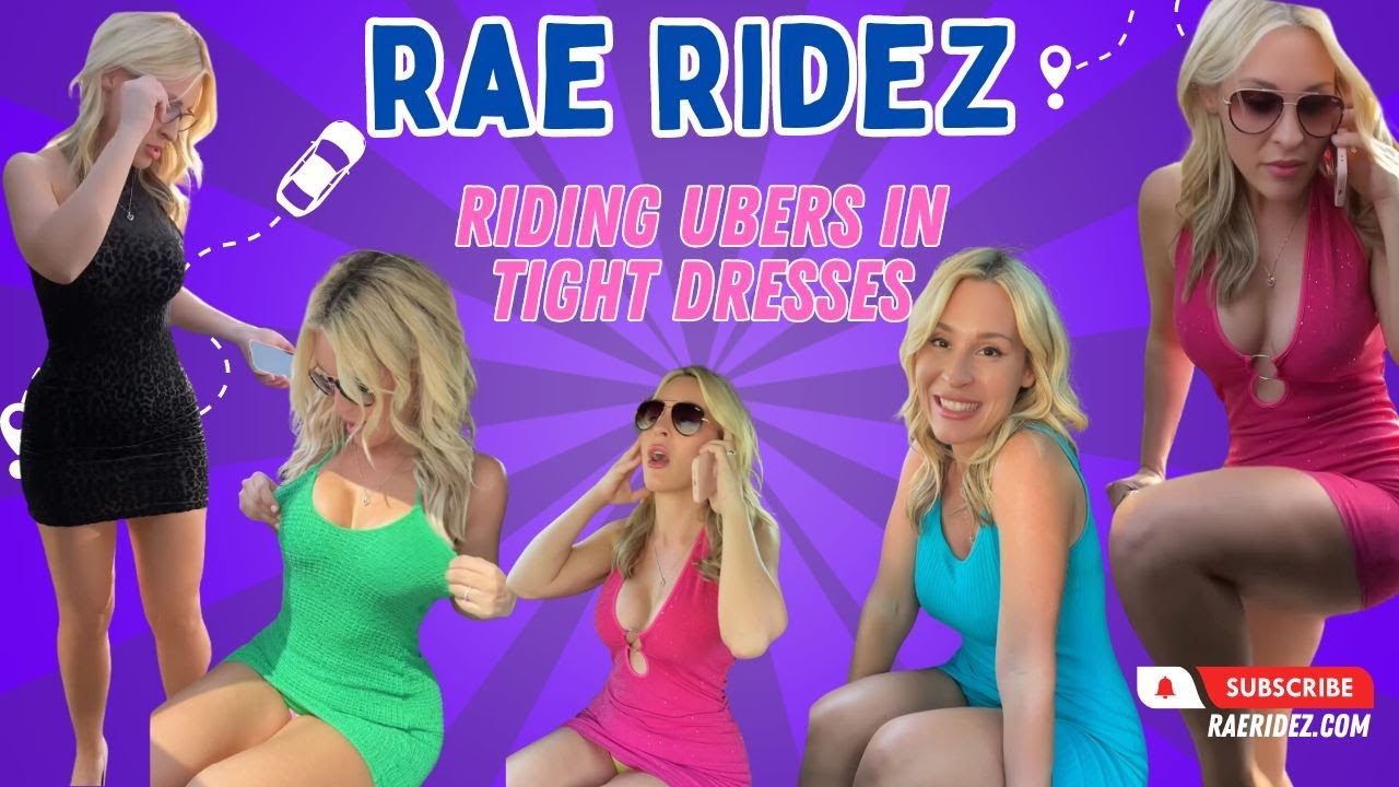 Allie Rae Riding Ubers In Tight Dresses And Skirts Raeridez Youtube
