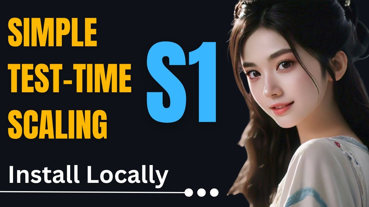 S1 Simple Test Time Scaling Install Locally Youtube
