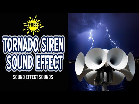 Tornado Siren Warning Sound Effect Youtube