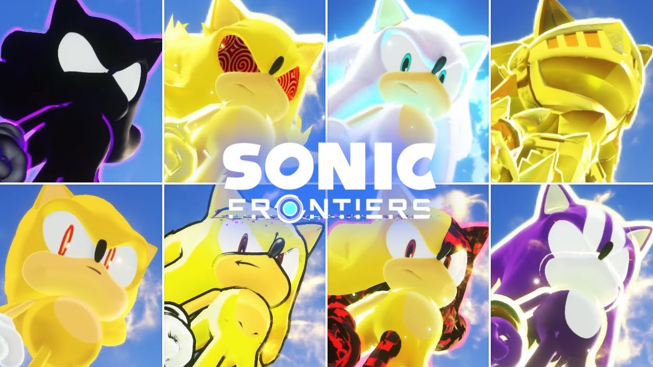 Sonic Frontiers Super Sonic Collection Sonic Designs Compilation