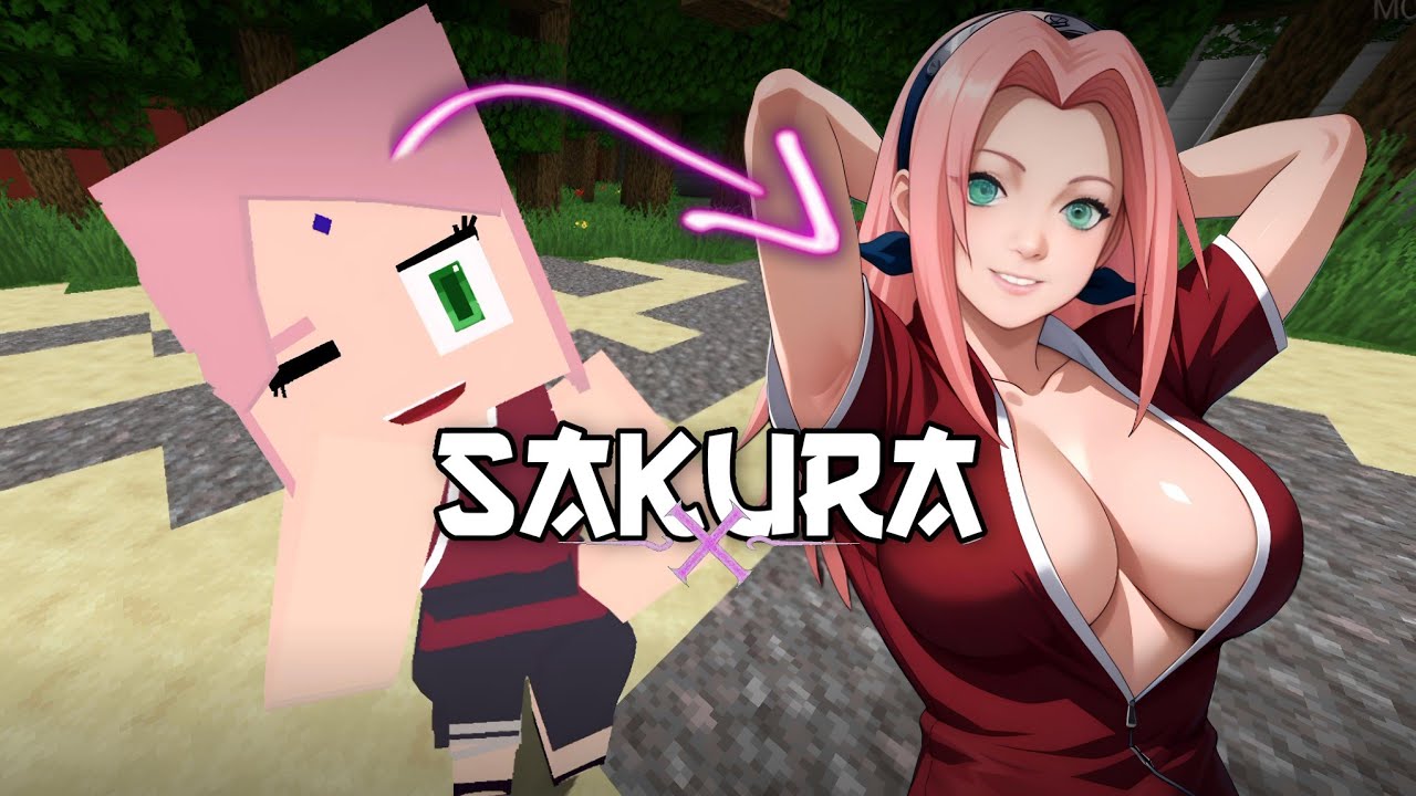 I Found A Trapped Sakura In Minecraft Jenny Mod Youtube