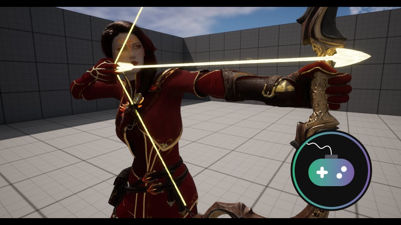 1 Bow And Arrow Ue5 Blueprints Youtube