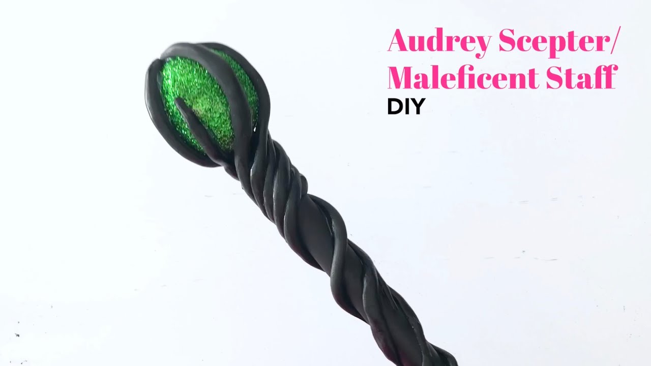 Audrey Scepter Maleficent Staff Diy Youtube