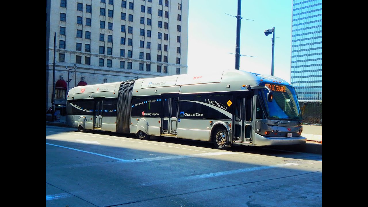 Cleveland Rta Healthline Bus Rapid Transit To Public Square Full