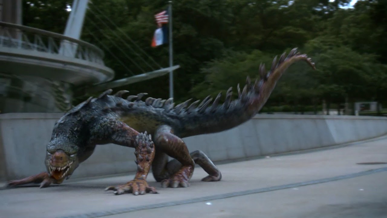 Vfx Shot With Creature Animation Youtube