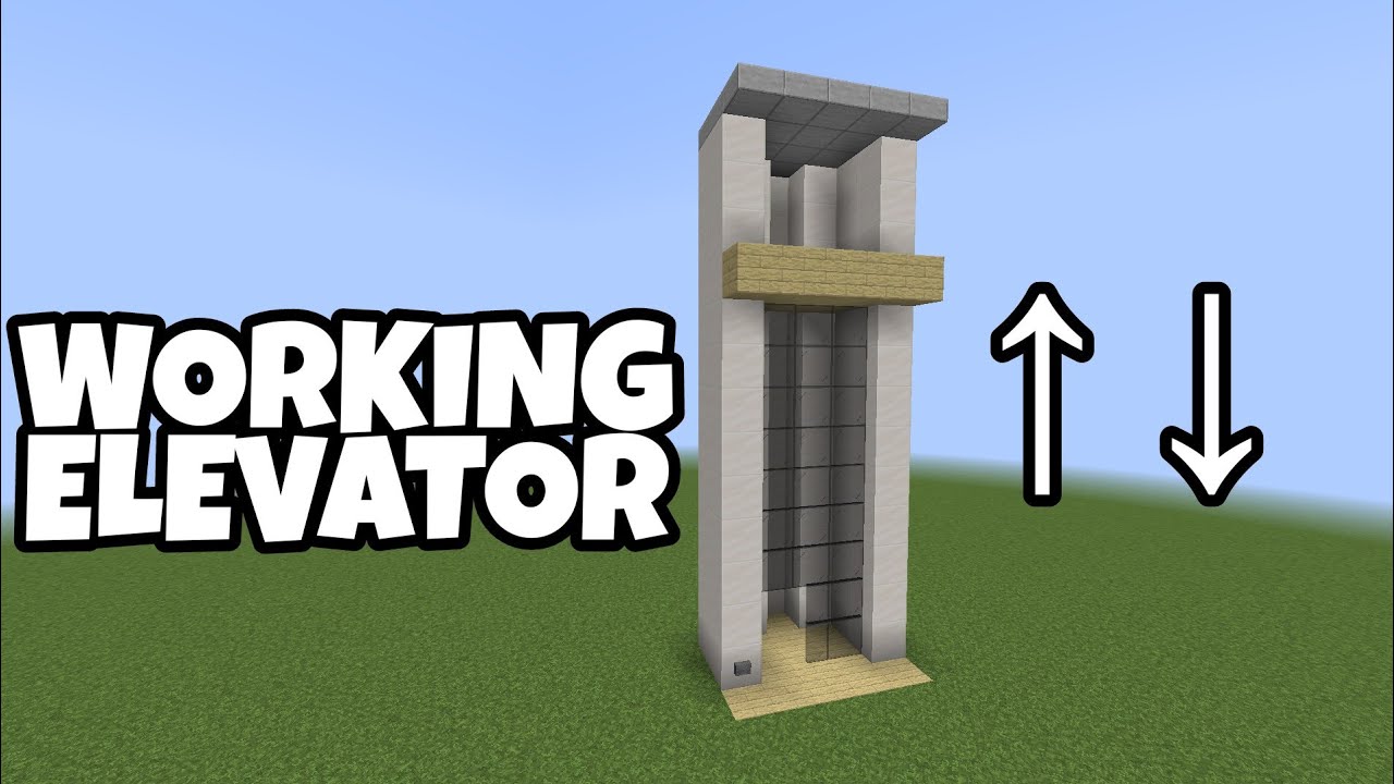 Working Elevator Tutorial Minecraft Youtube