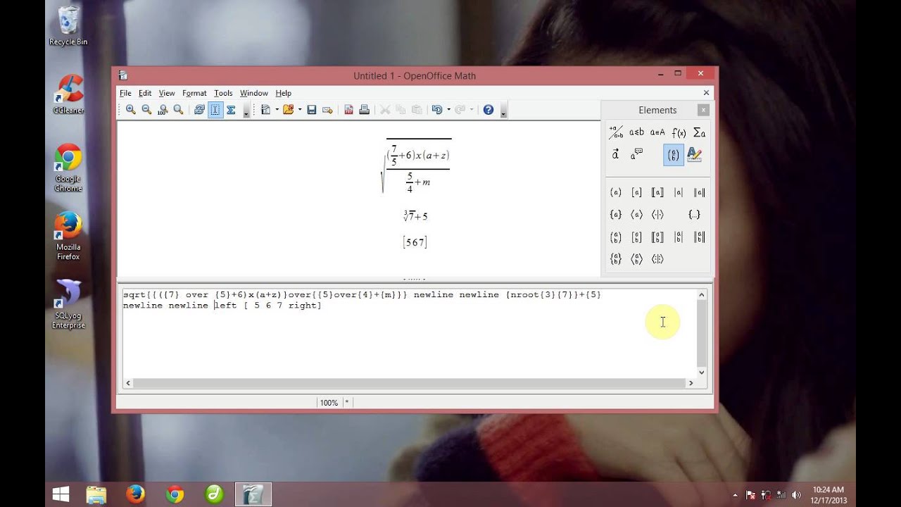 Tutorial Open Office Math Youtube