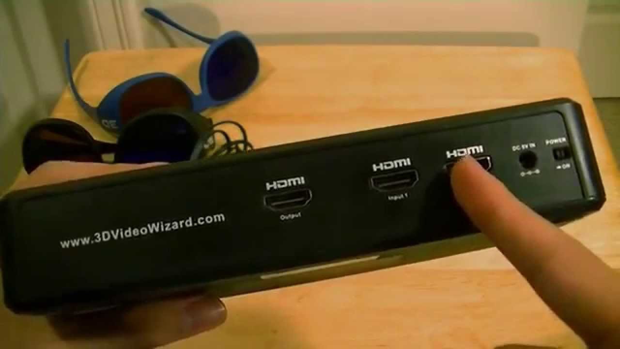 3d Video Wizard 2d To 3d Converter Box First Look Youtube