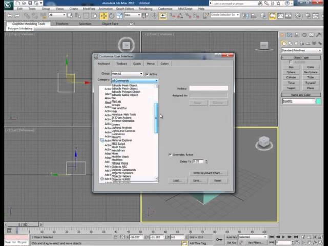 Quick Tip Assigning Hotkeys Making Custom Menus In 3d Studio Max