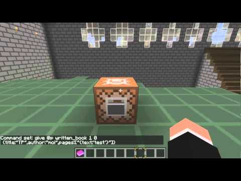 Tuto Commandblock Livre à Tp Youtube