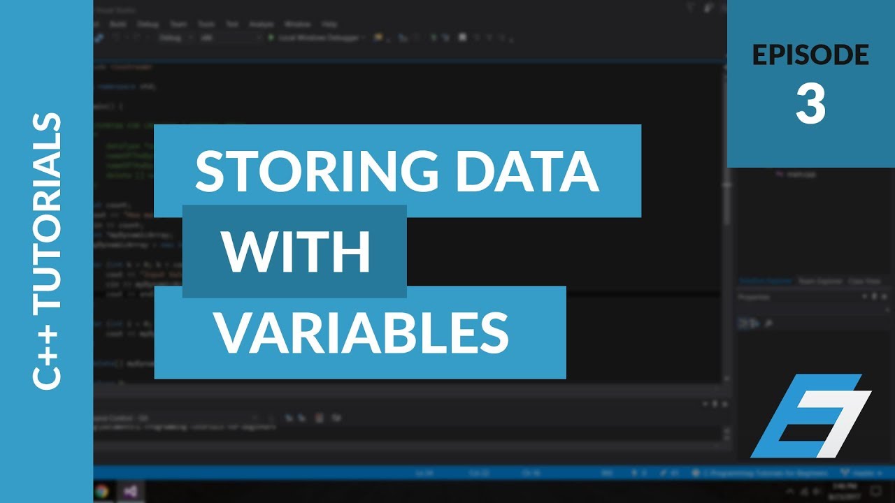 C Programming Tutorials 3 C Variables Eric Liang Youtube