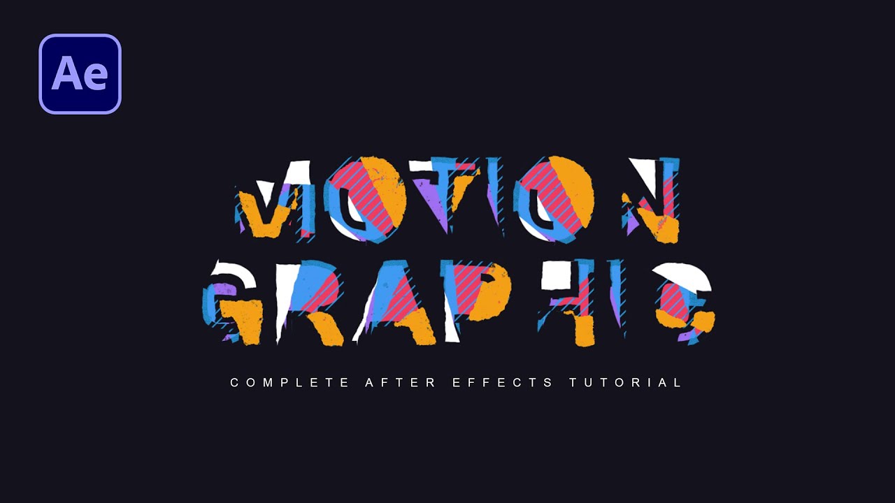 After Effects Tutorial Creative Text Animation In After Effects No