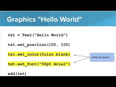 Python Graphics Intro Youtube