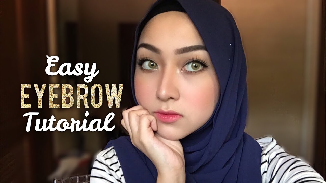 Easy Eyebrow Tutorial Youtube