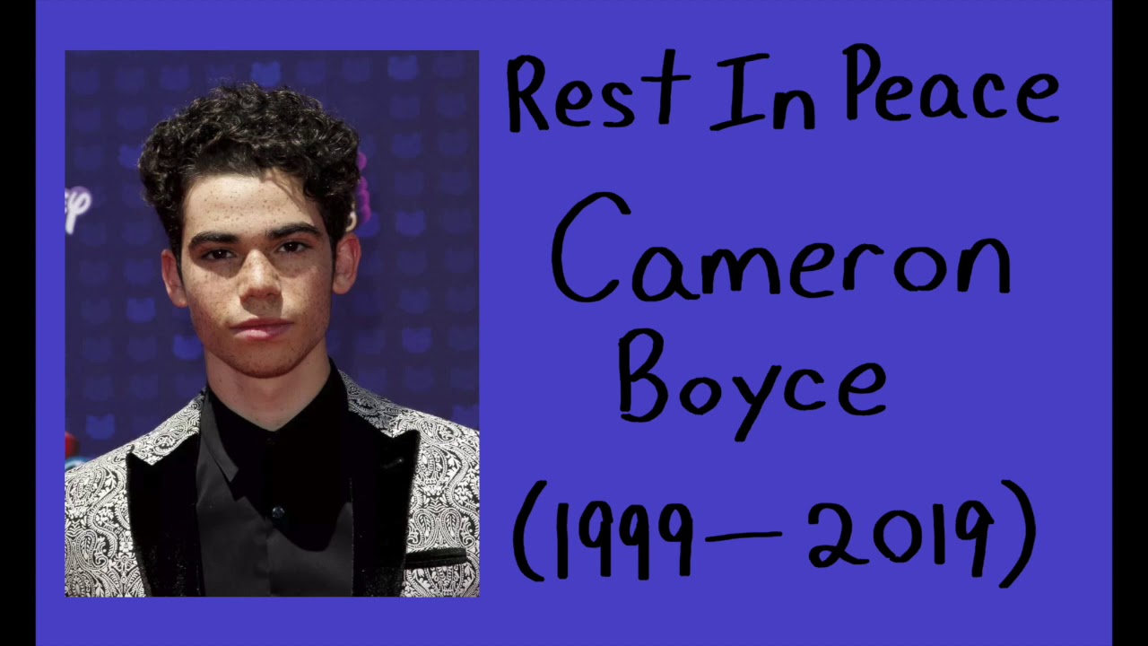 Dear Cameron Boyce Youtube