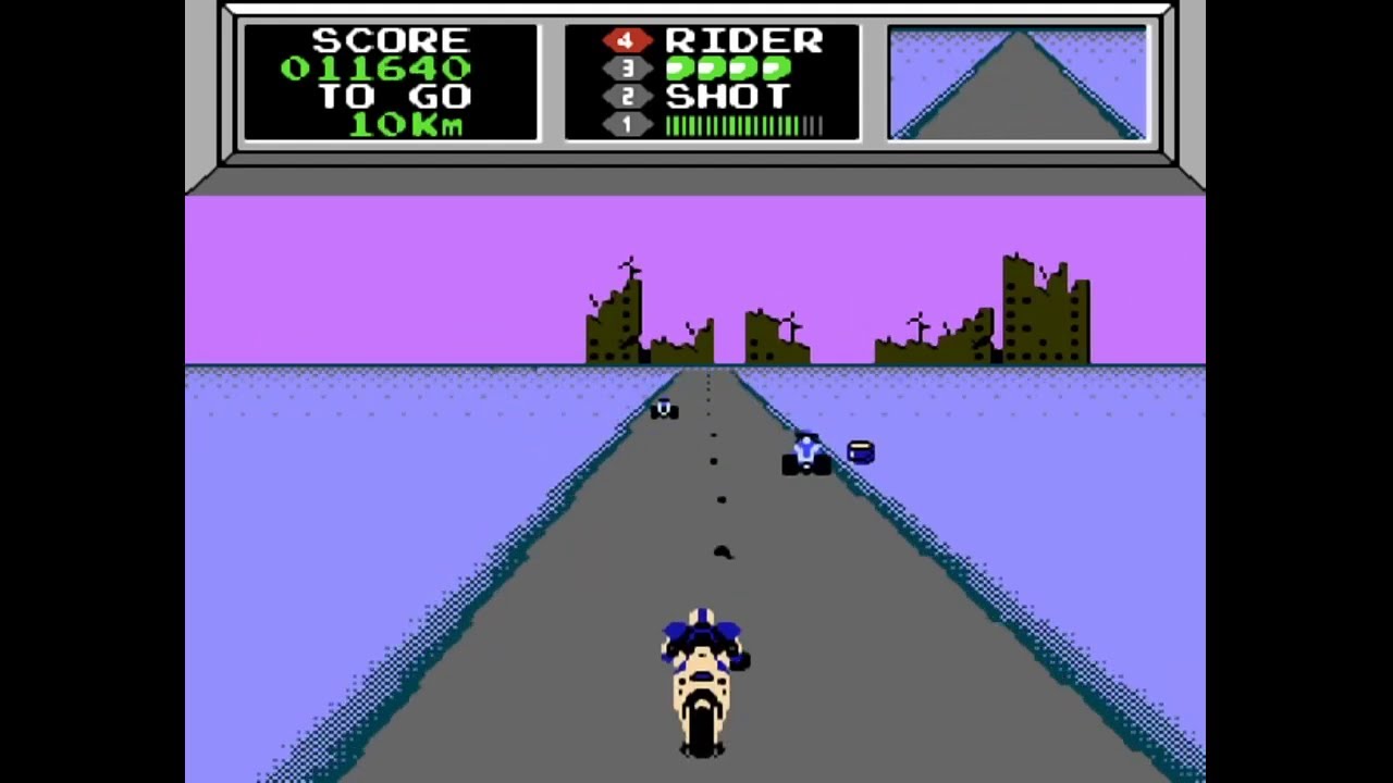Mach Rider Nes Nintendo Full Fighting Playthrough Youtube