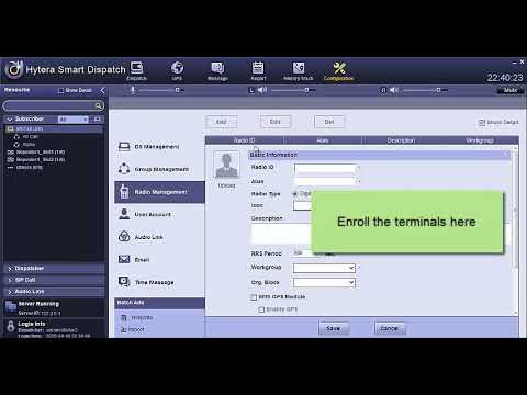 Smartdispatch Using Md7 Base Radio Youtube