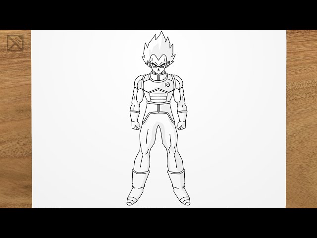 How To Draw Vegeta Full Body Step By Step Infoupdate Org