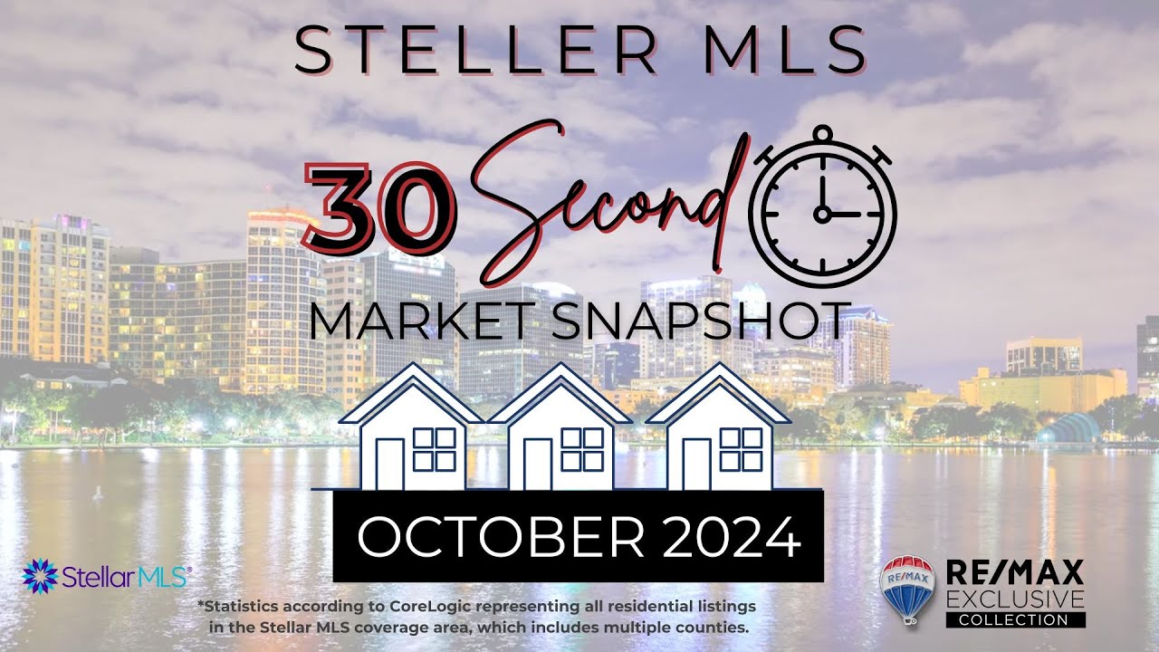 30 Second Market Snapshot For October 2024 Re Max Exclusive