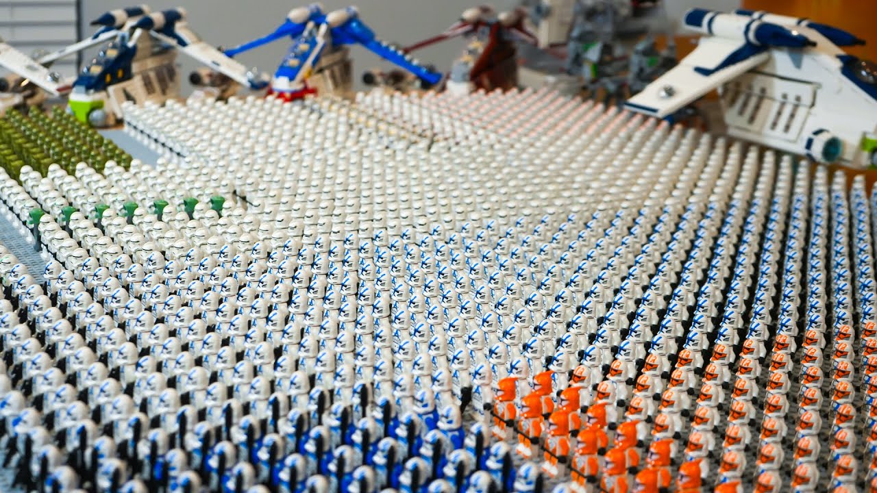 Lego Clone Trooper Army Lego Star Wars Clone Army Building Fun